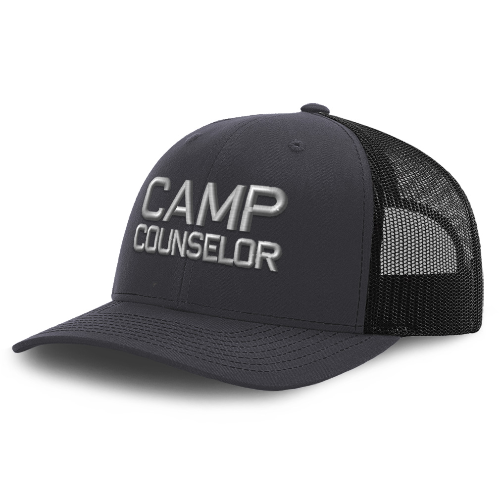 Trucker Hat for Men & Women Camp Counselor Cotton Snapback Baseball Cap ...