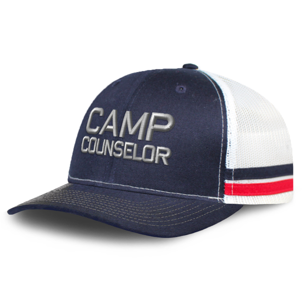 Trucker Hat for Men & Women Camp Counselor Cotton Snapback Baseball Cap ...