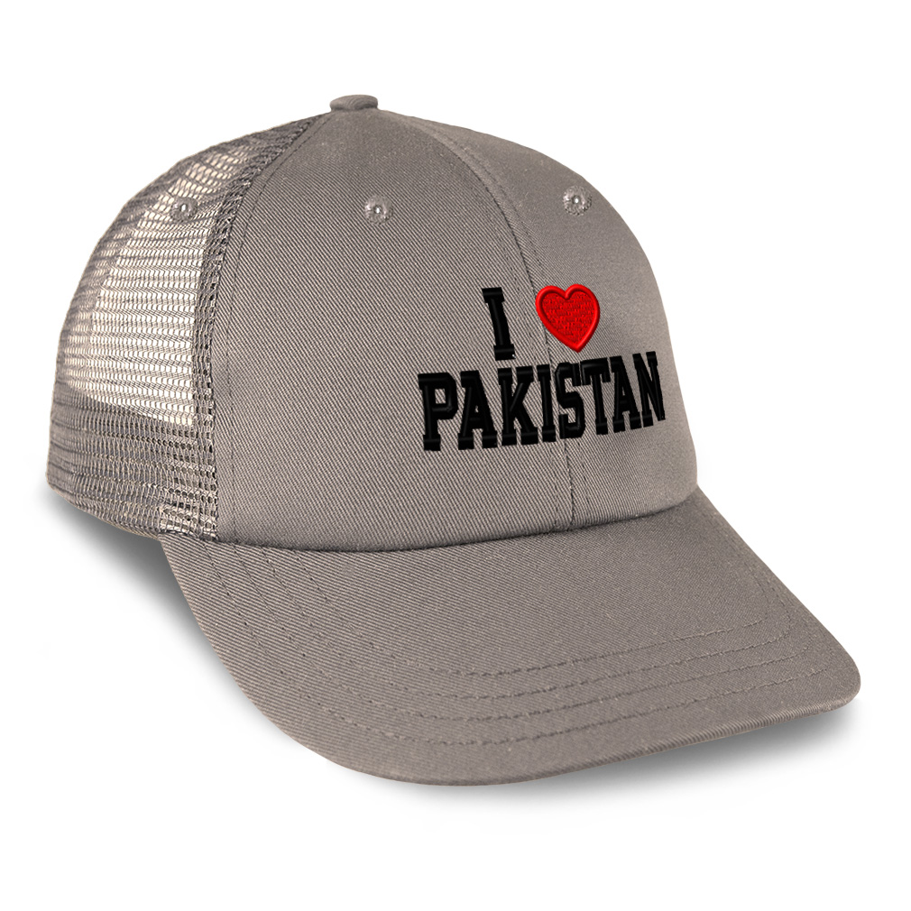 Trucker Hat Baseball Cap I Love Pakistan I Love Cotton Dad Hats for Men ...